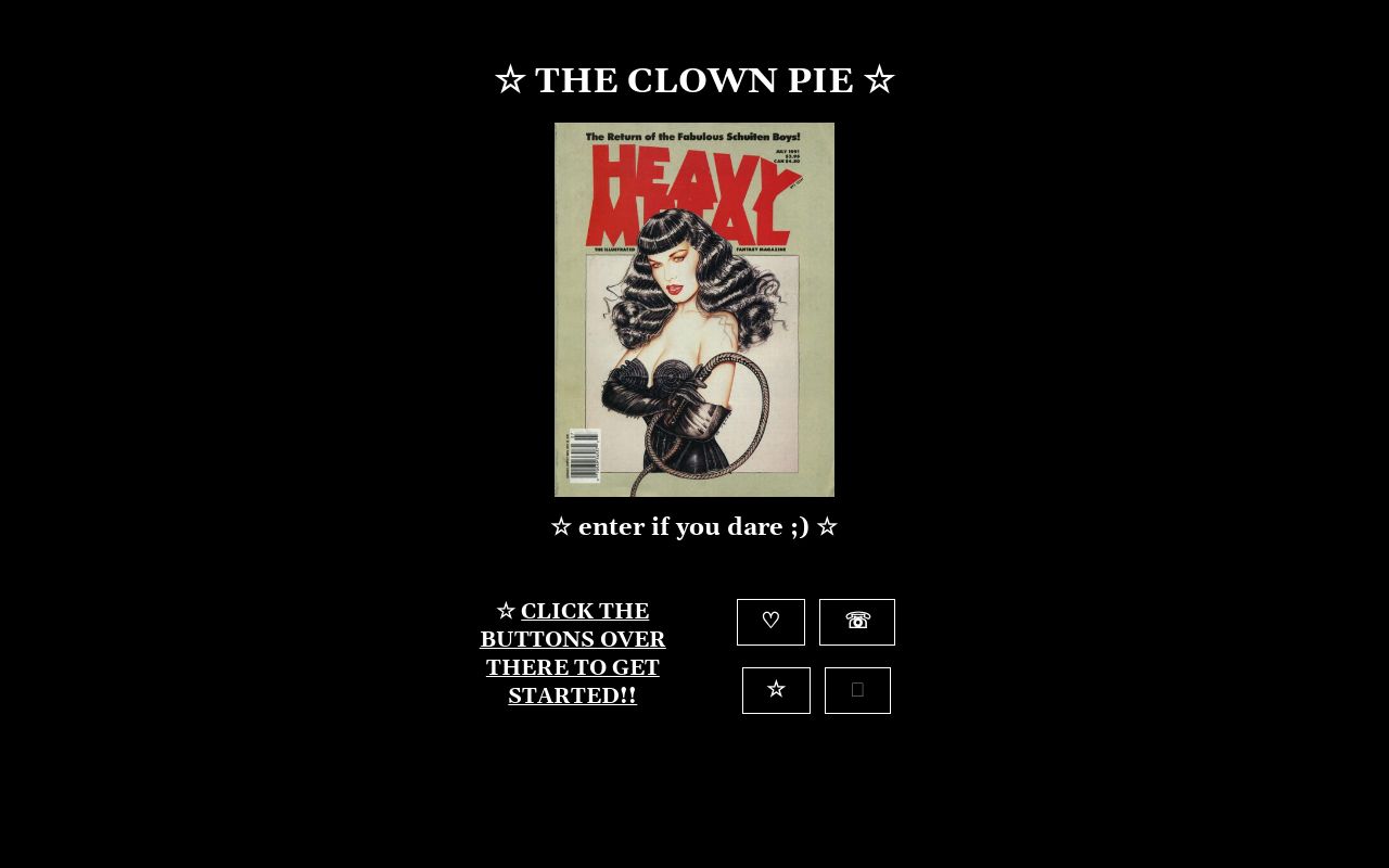 THE CLOWN PIE SYSTEM ☆